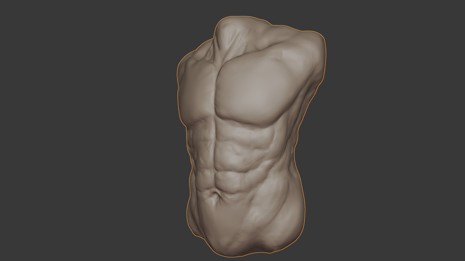 3D Male Torso Model TurboSquid 2188865
