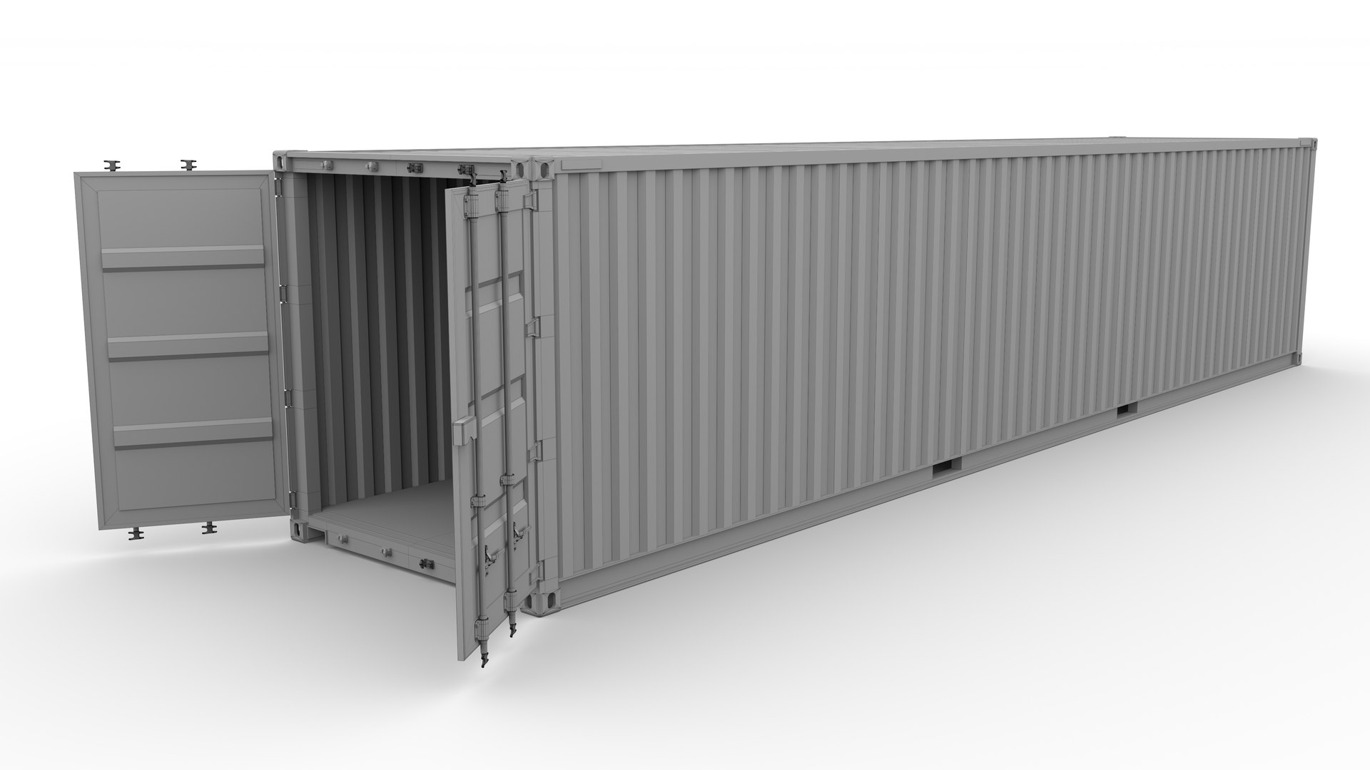 3D 40ft Shipping Container DB Schenker TurboSquid 1836899