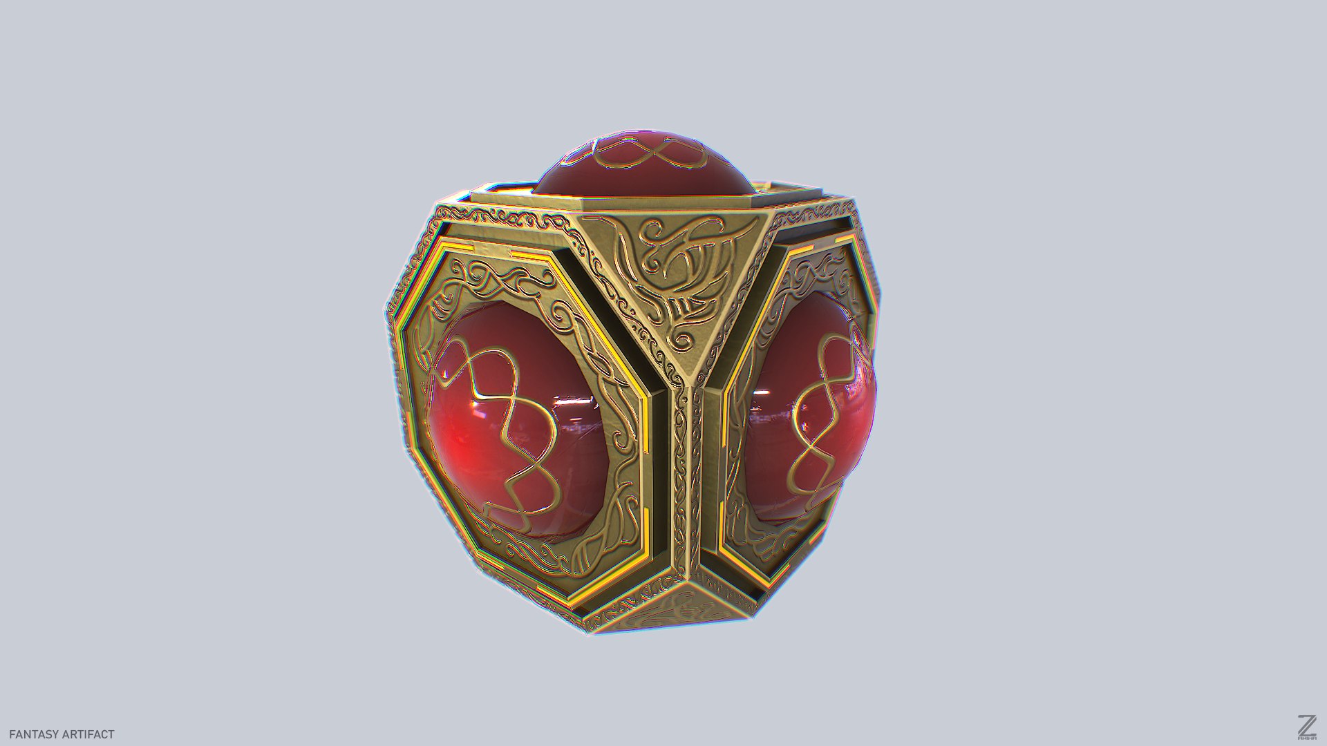 Fantasy Artifact 3D Model TurboSquid 2224636