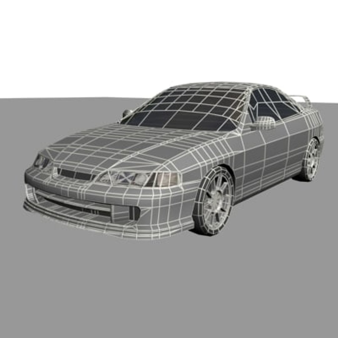 1997 Honda Integra 3d Model