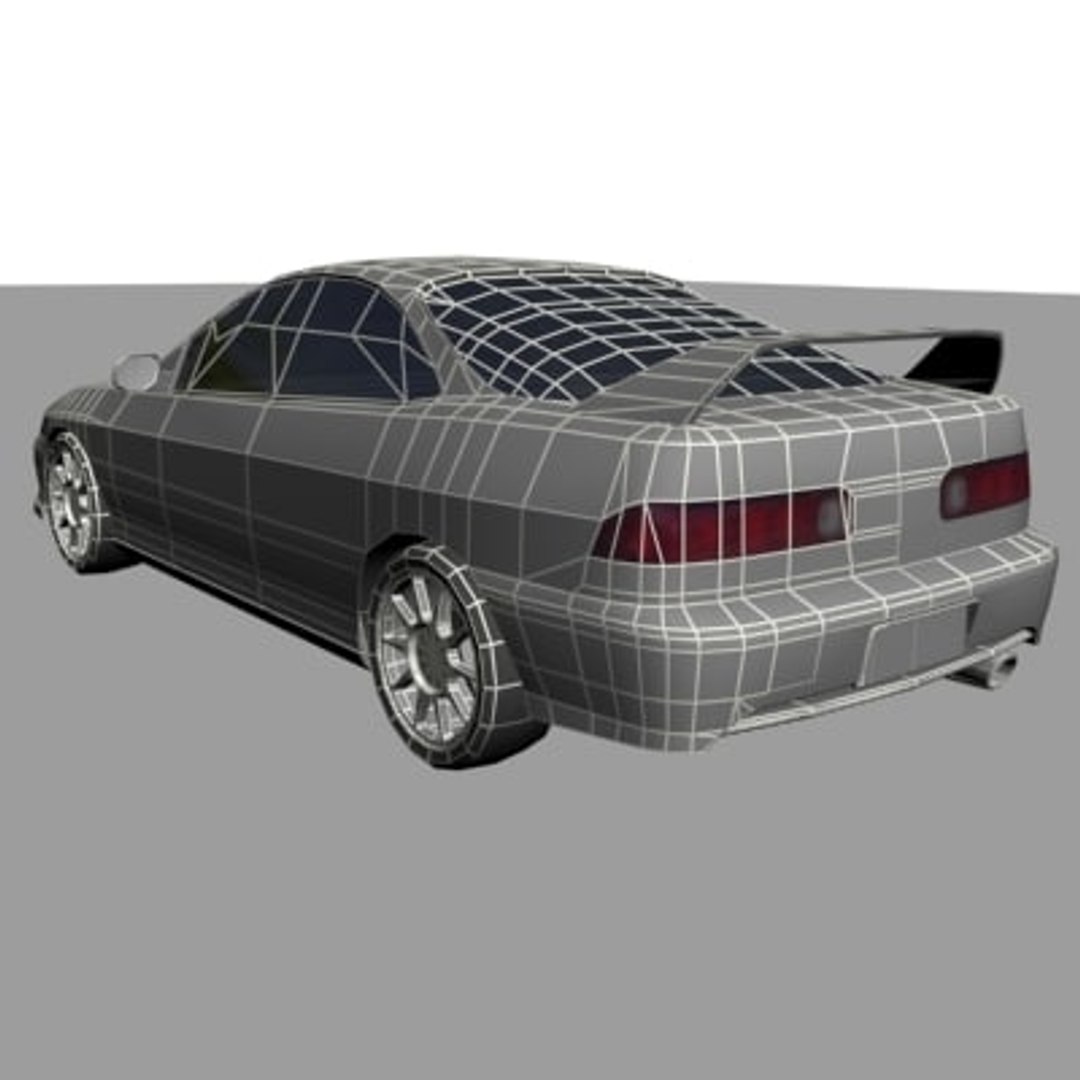 1997 Honda Integra 3d Model