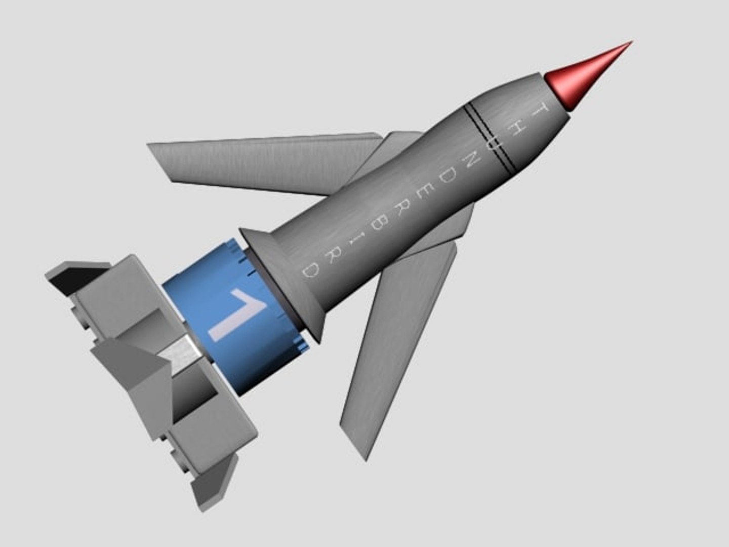 3ds max rocket