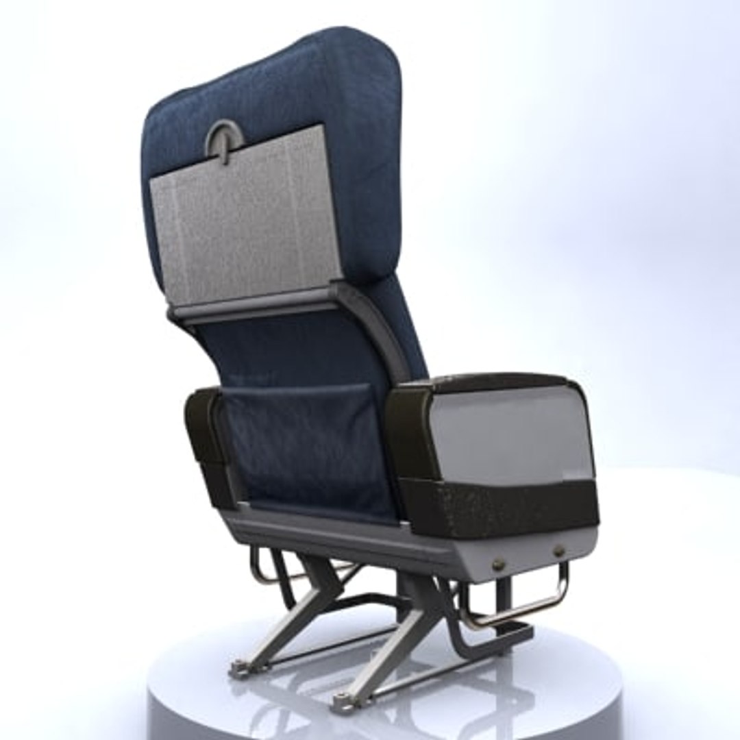 Airline Seat 3d Model