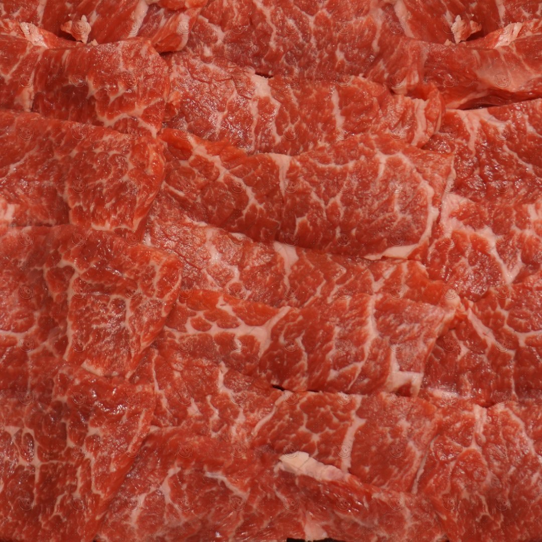 Raw Meats 6 image [4K Textures Set] - TurboSquid 1137402