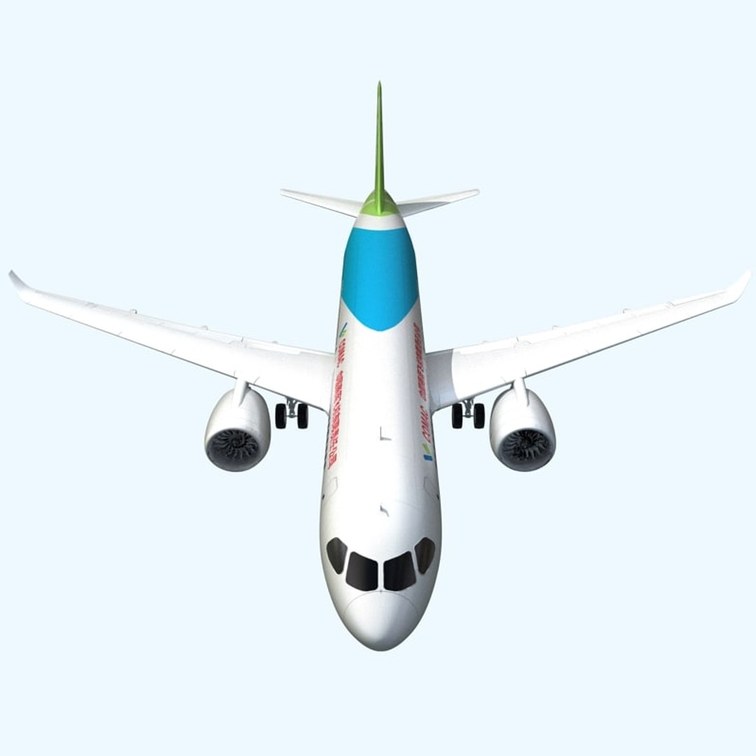 C919 Plane 3D Model - TurboSquid 1154010