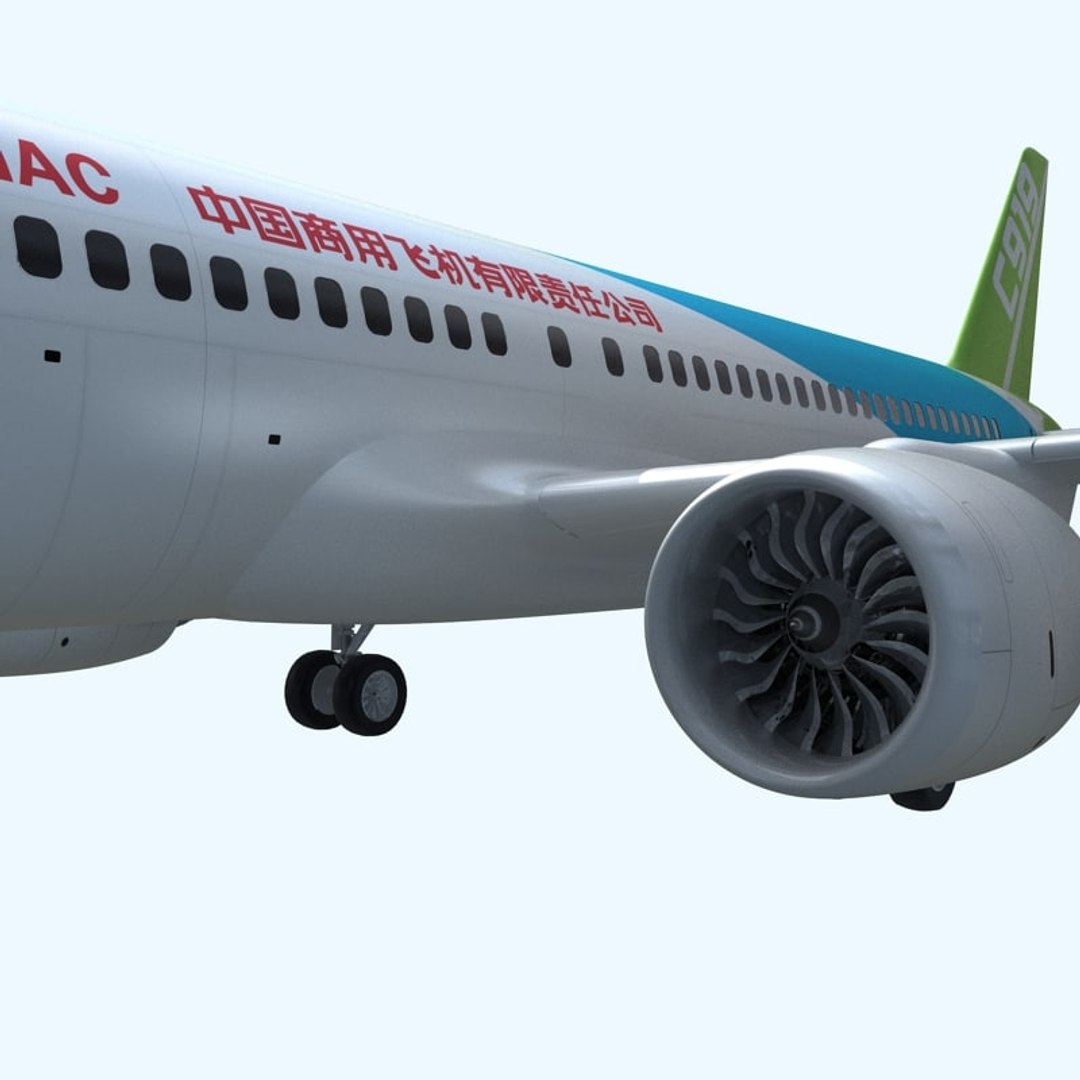 C919 Plane 3D Model - TurboSquid 1154010