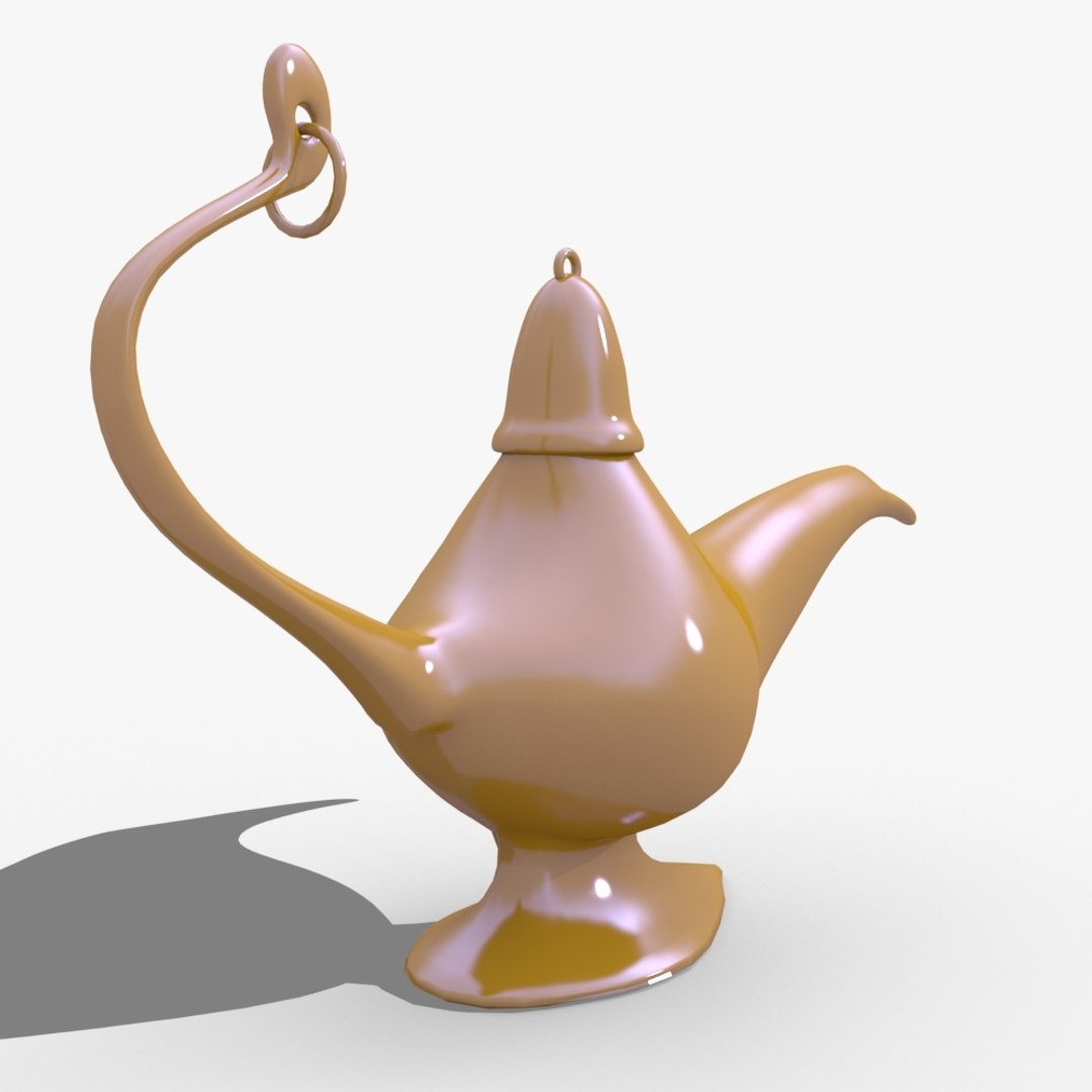 Magic Lamp 3D Model - TurboSquid 1154519