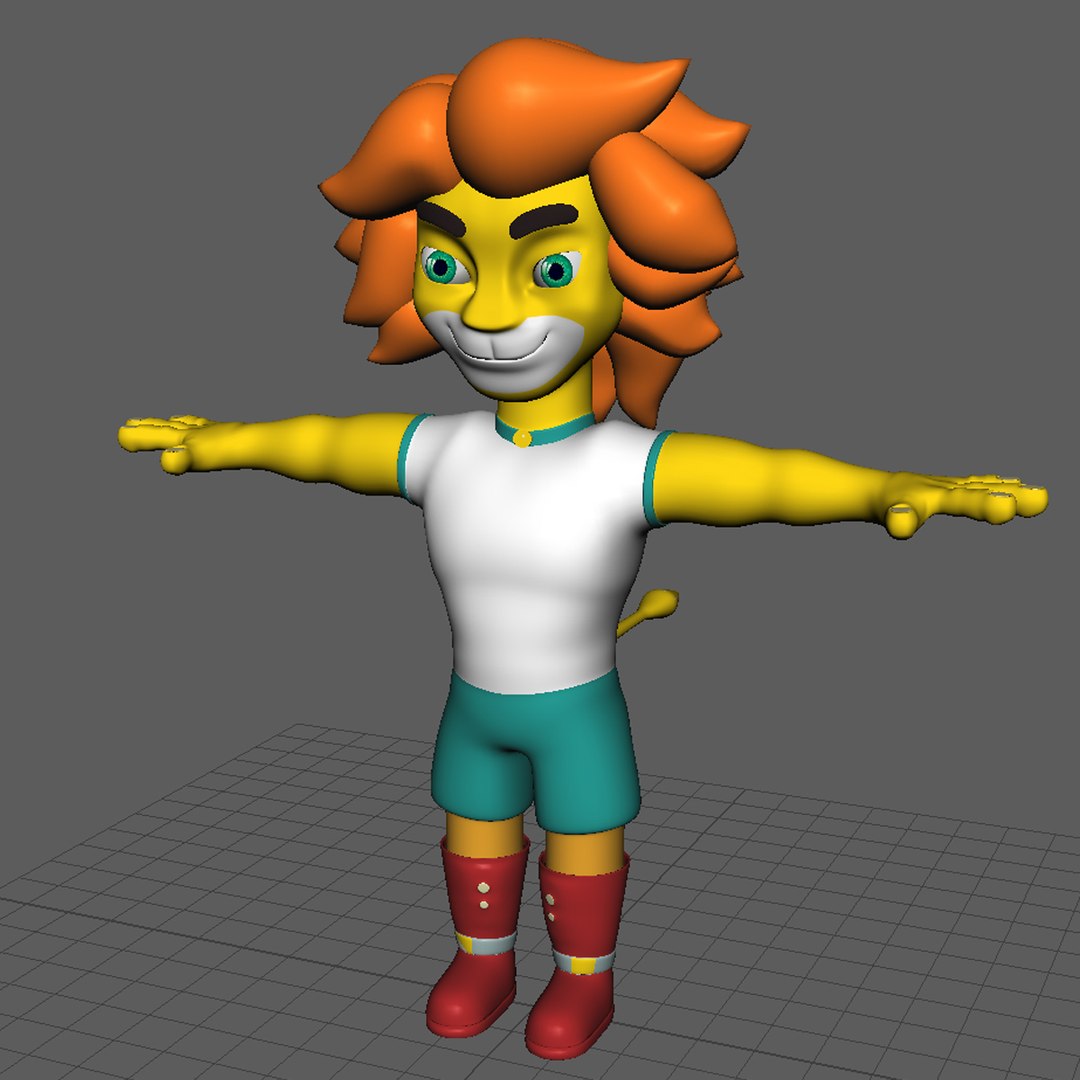 3D Character Lion Model - TurboSquid 1167127