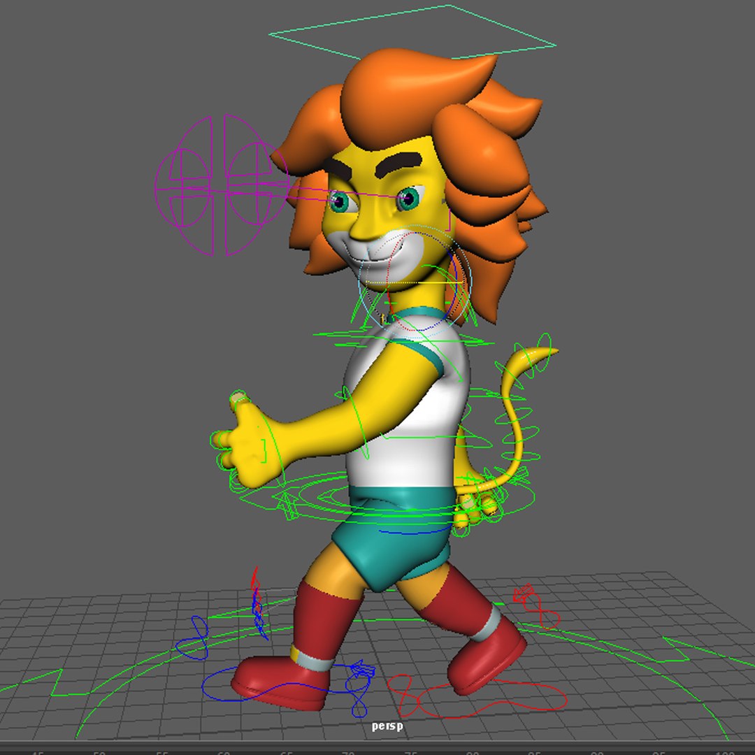 3D Character Lion Model - TurboSquid 1167127