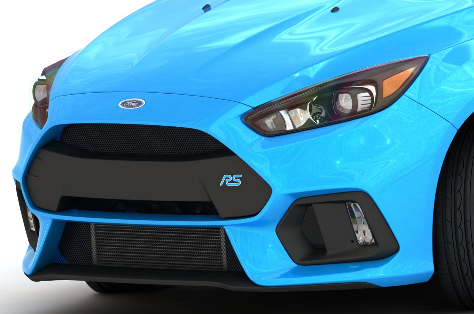 Focus Rs 2017 Interior 3D Model - TurboSquid 1174166