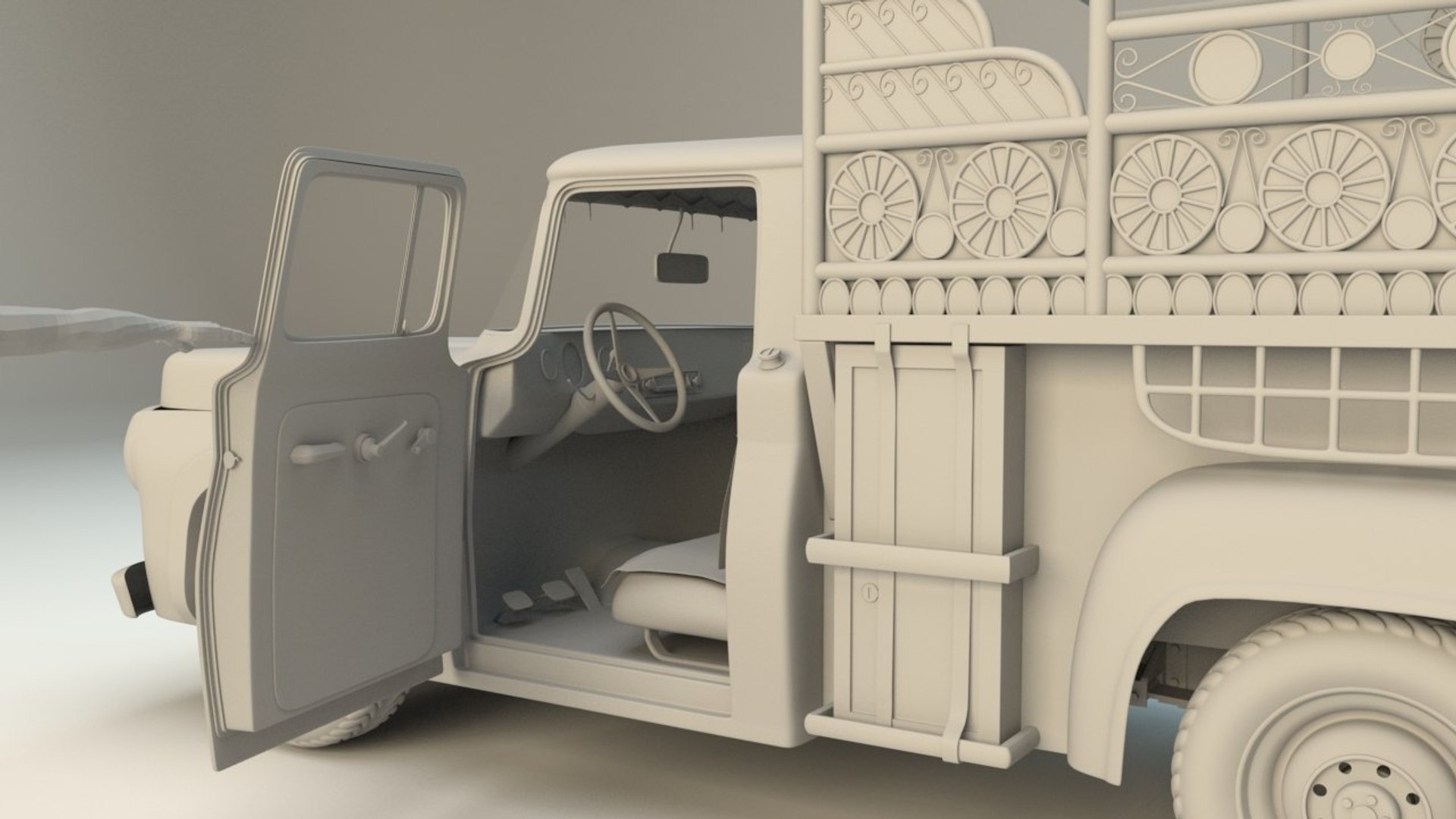 3D Model Old Truck - TurboSquid 1215965