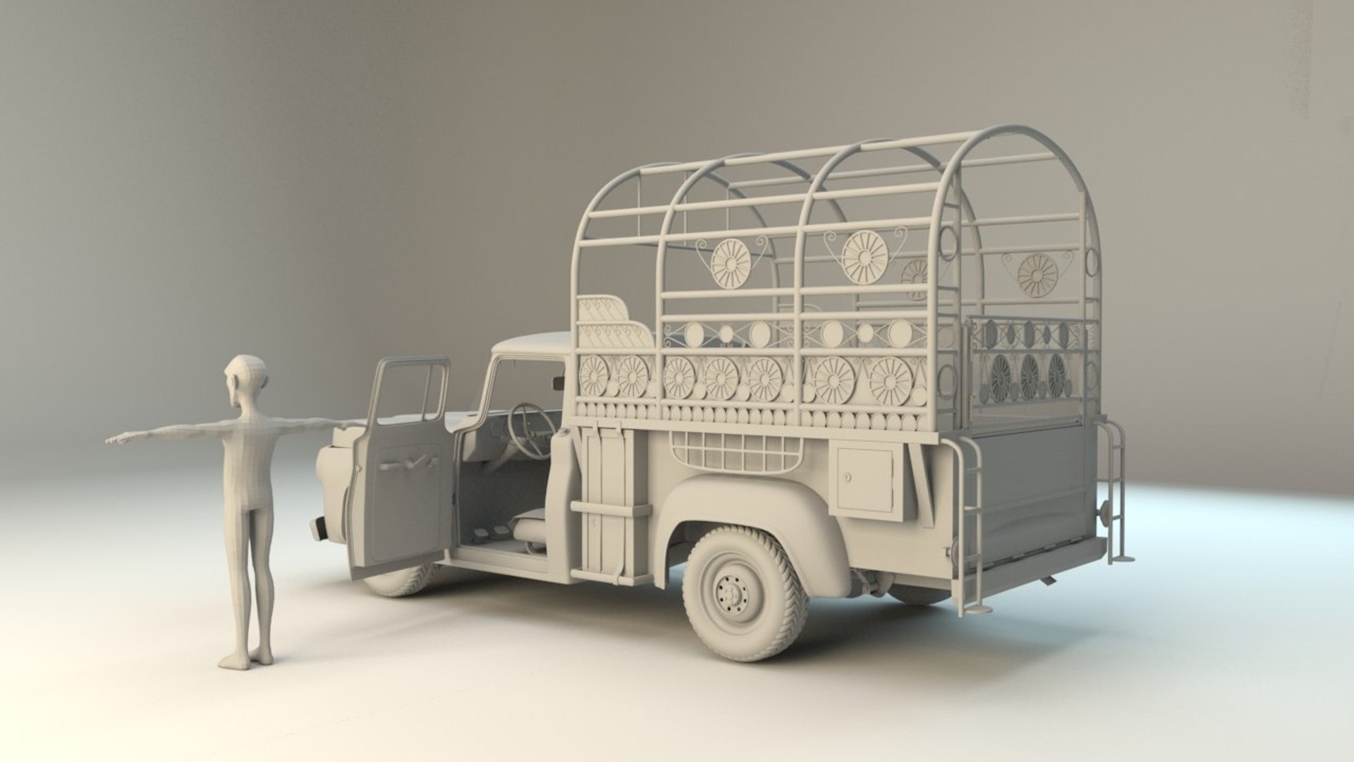 3D Model Old Truck - TurboSquid 1215965