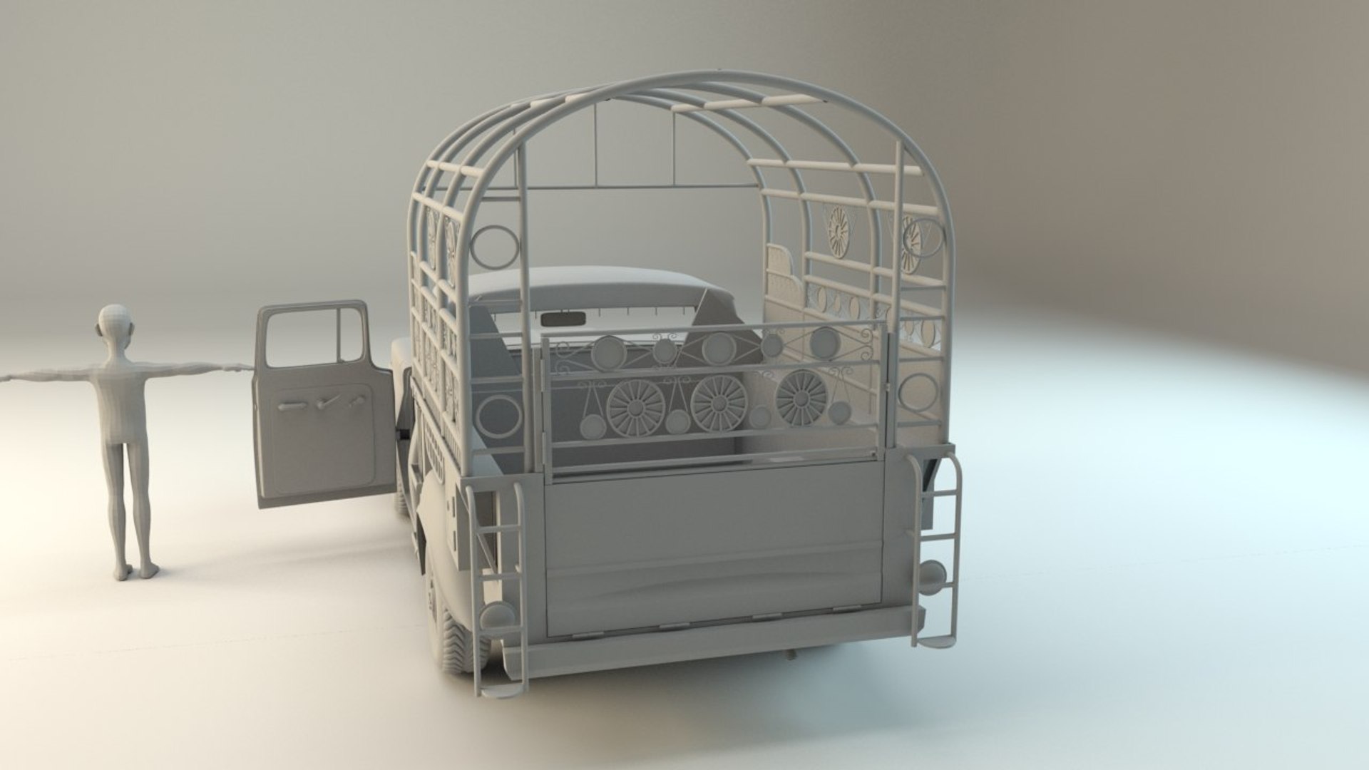 3D Model Old Truck - TurboSquid 1215965