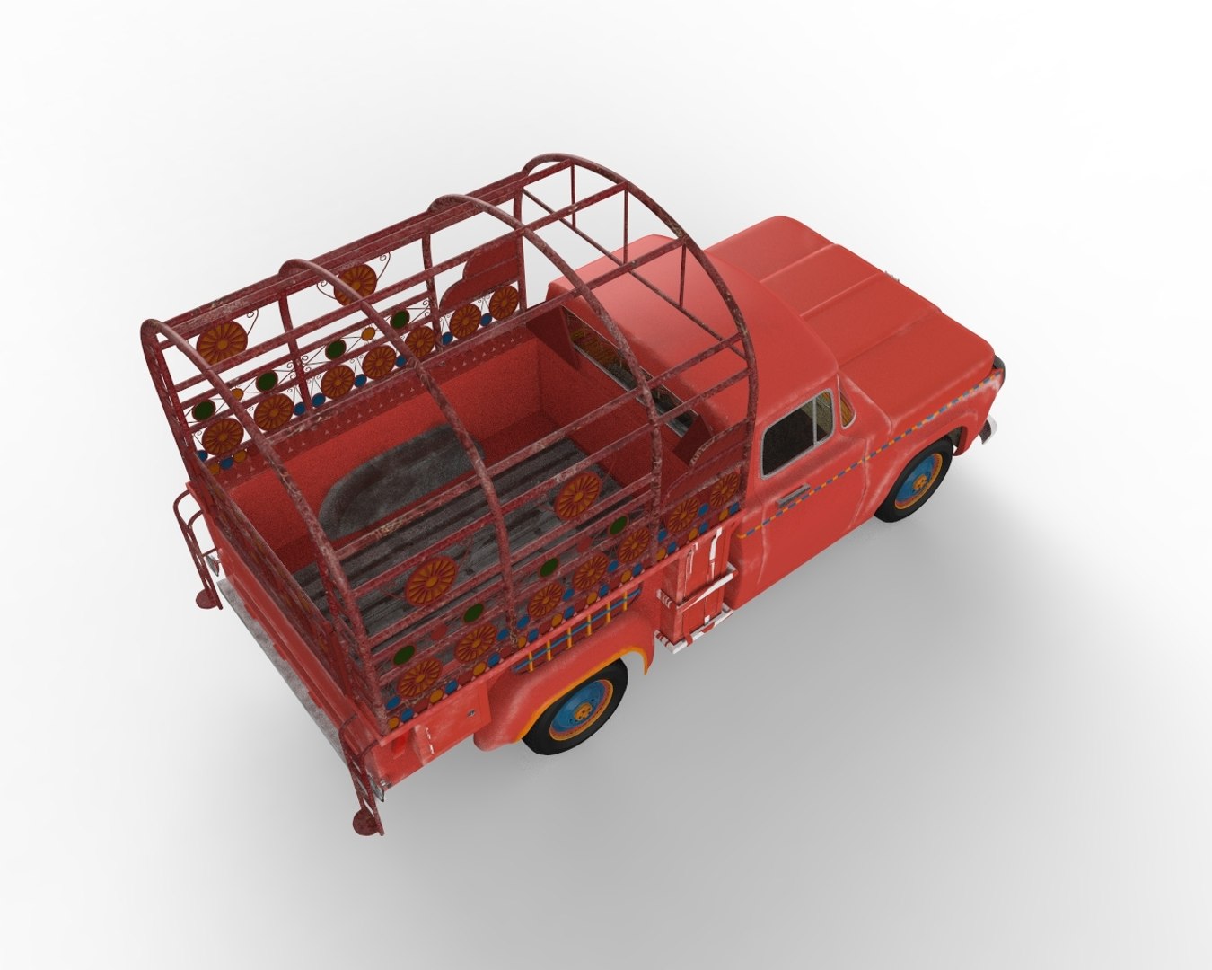 3D Model Old Truck - TurboSquid 1215965