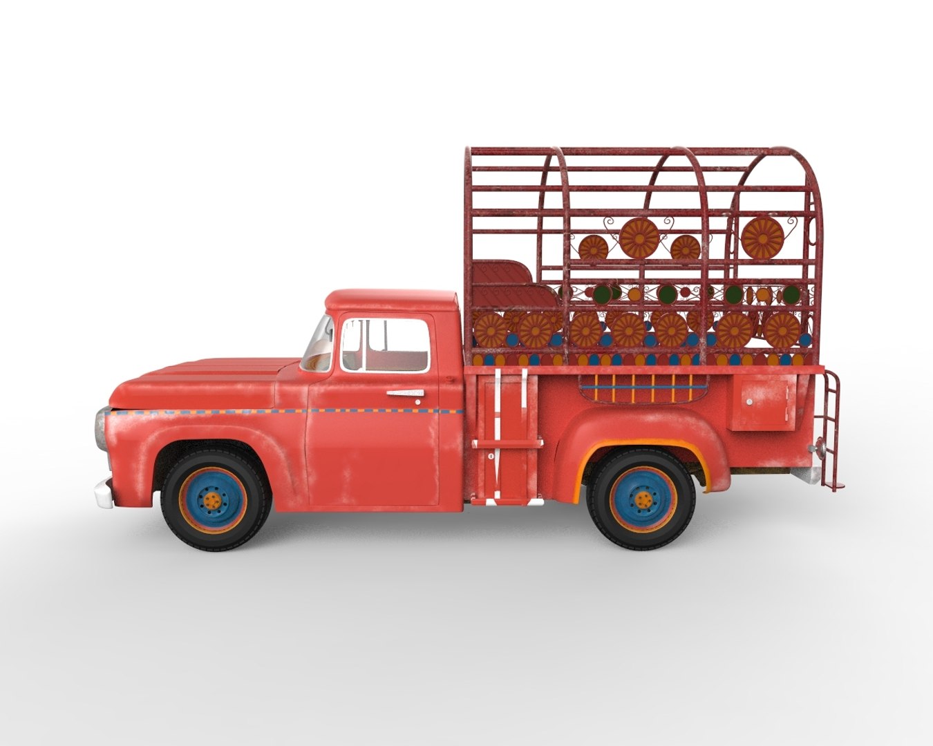 3D Model Old Truck - TurboSquid 1215965