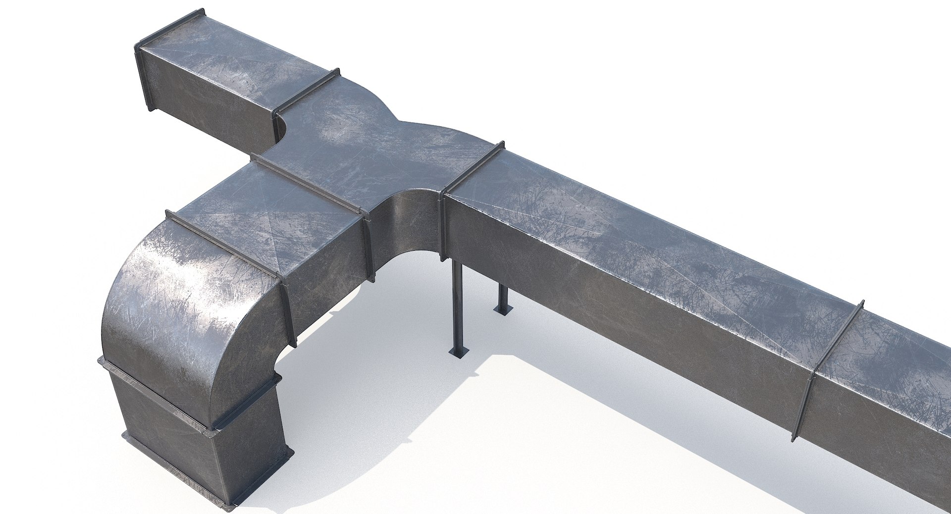 3D Air Ventilation Duct Model - TurboSquid 1267509