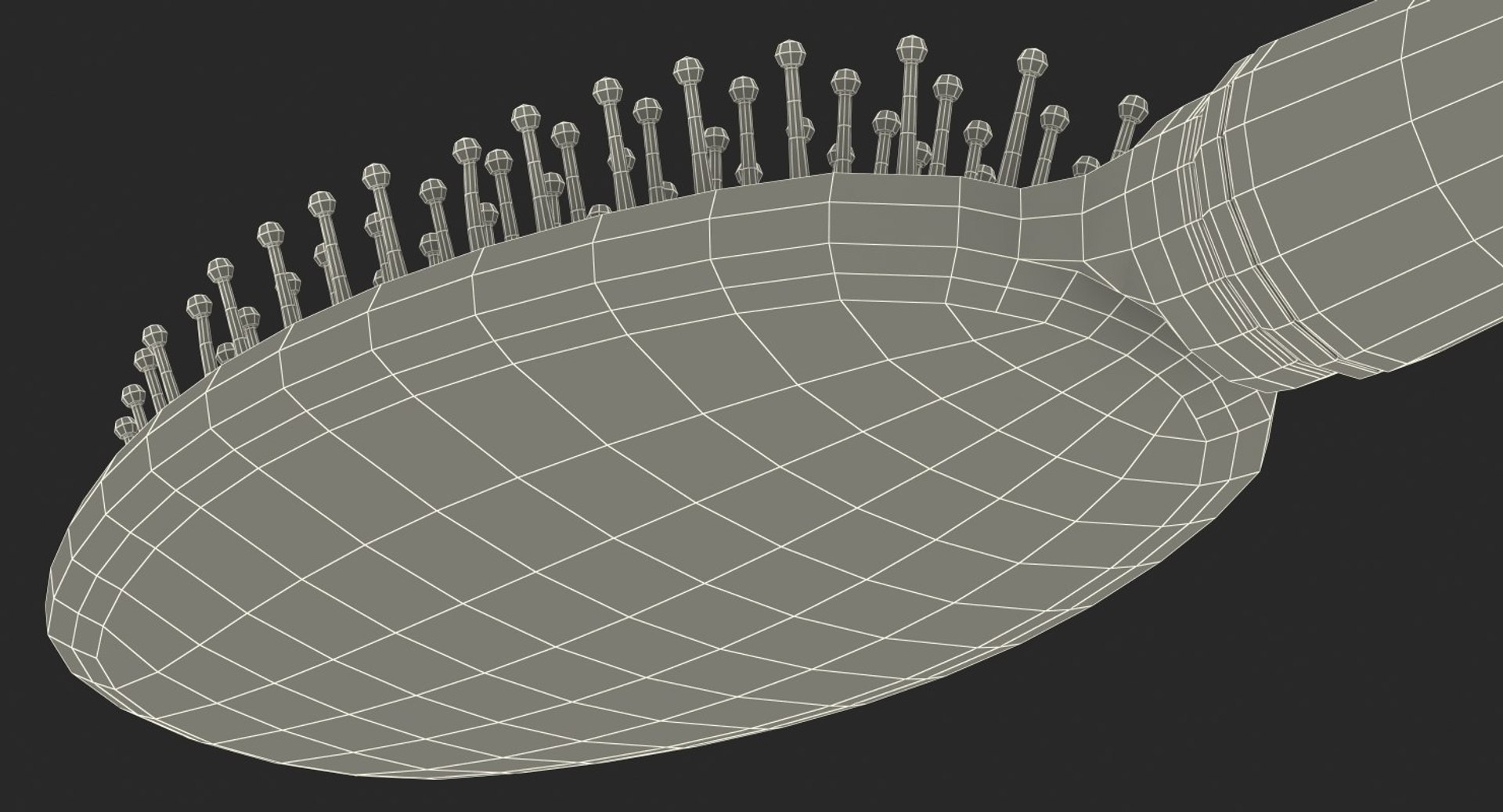 3D Natural Bristle Brush - TurboSquid 1330087