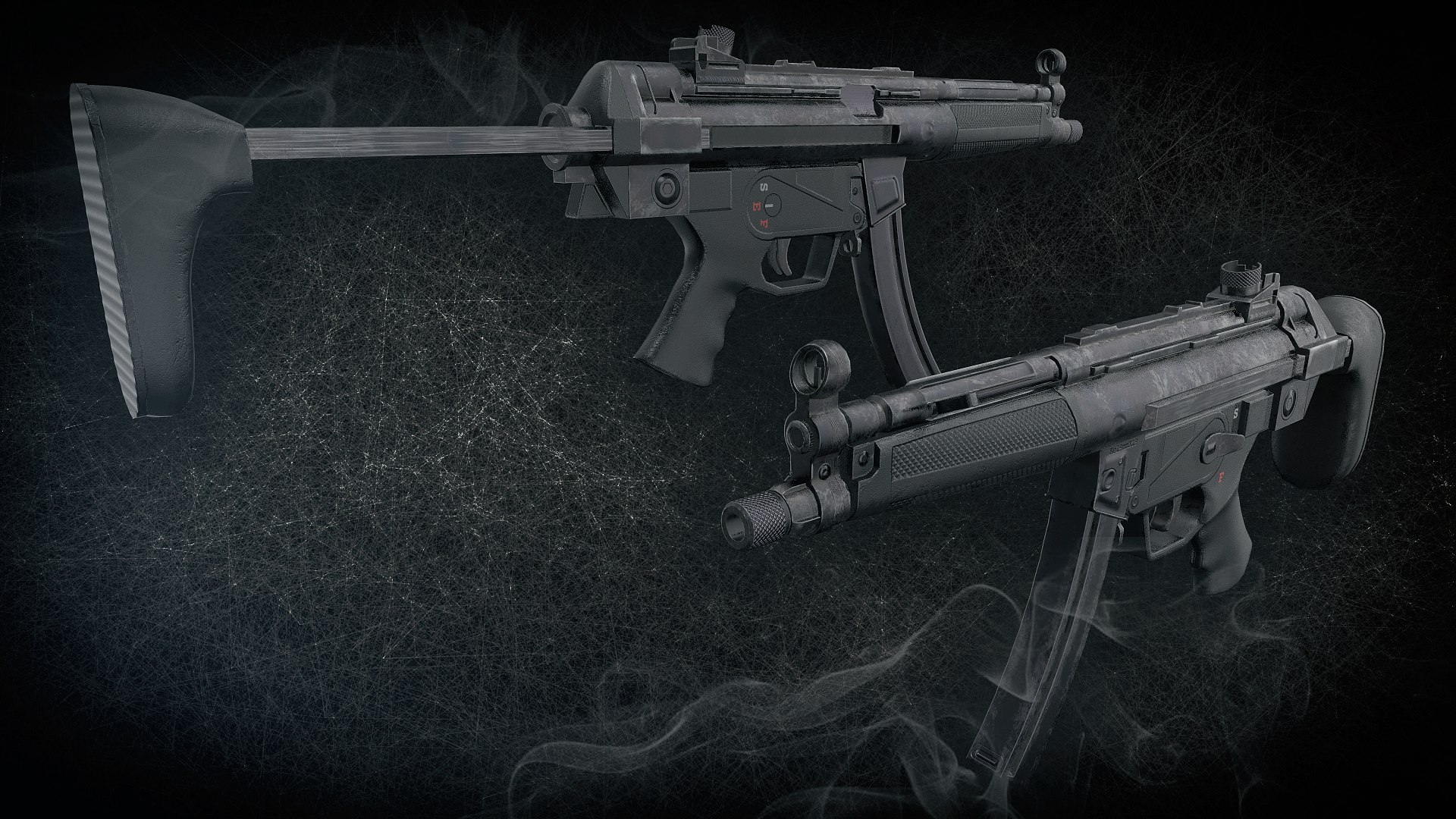 3D Mp5 - TurboSquid 1332376