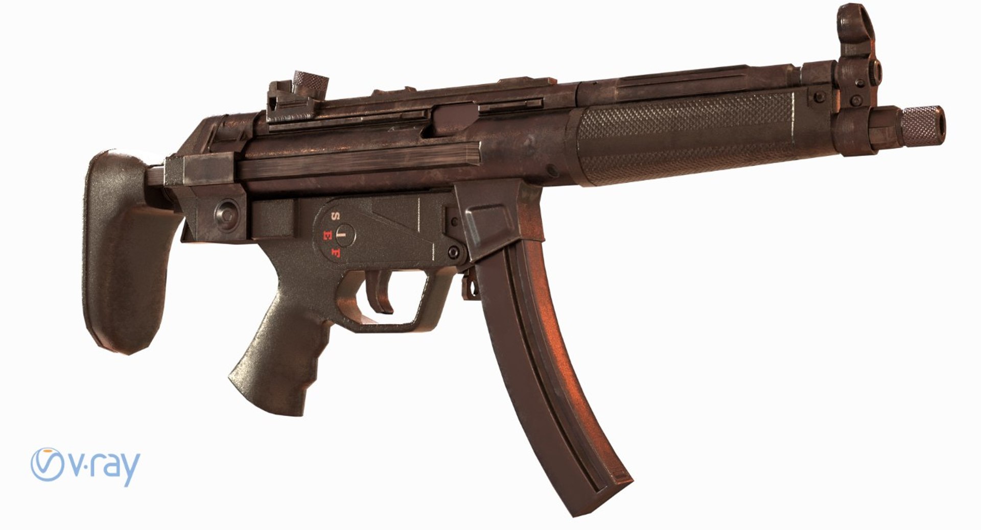 3D Mp5 - TurboSquid 1332376