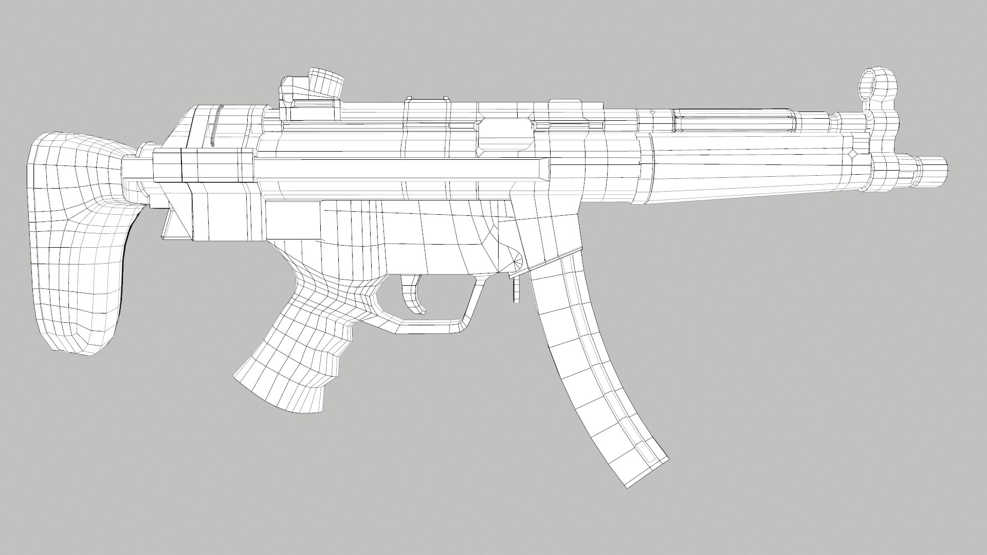 3D Mp5 - TurboSquid 1332376