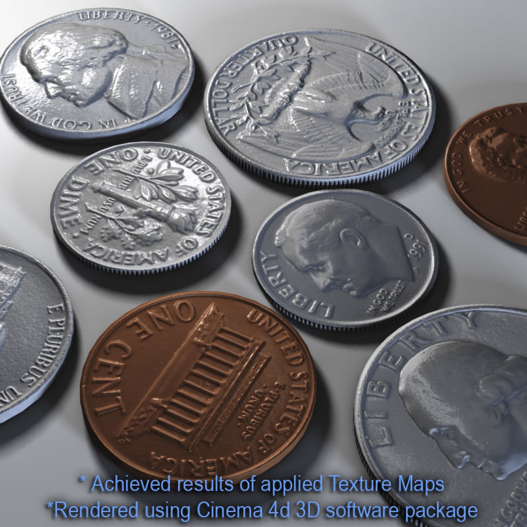 US Coins Normal Maps - TurboSquid 612876