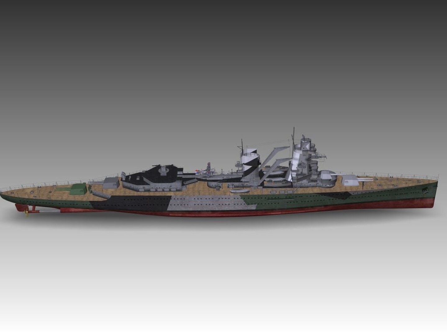 3dsmax Ruyter Class Cruiser