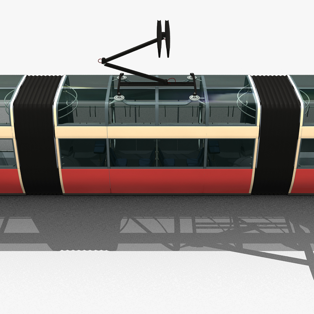 Tram Concept 3d Model