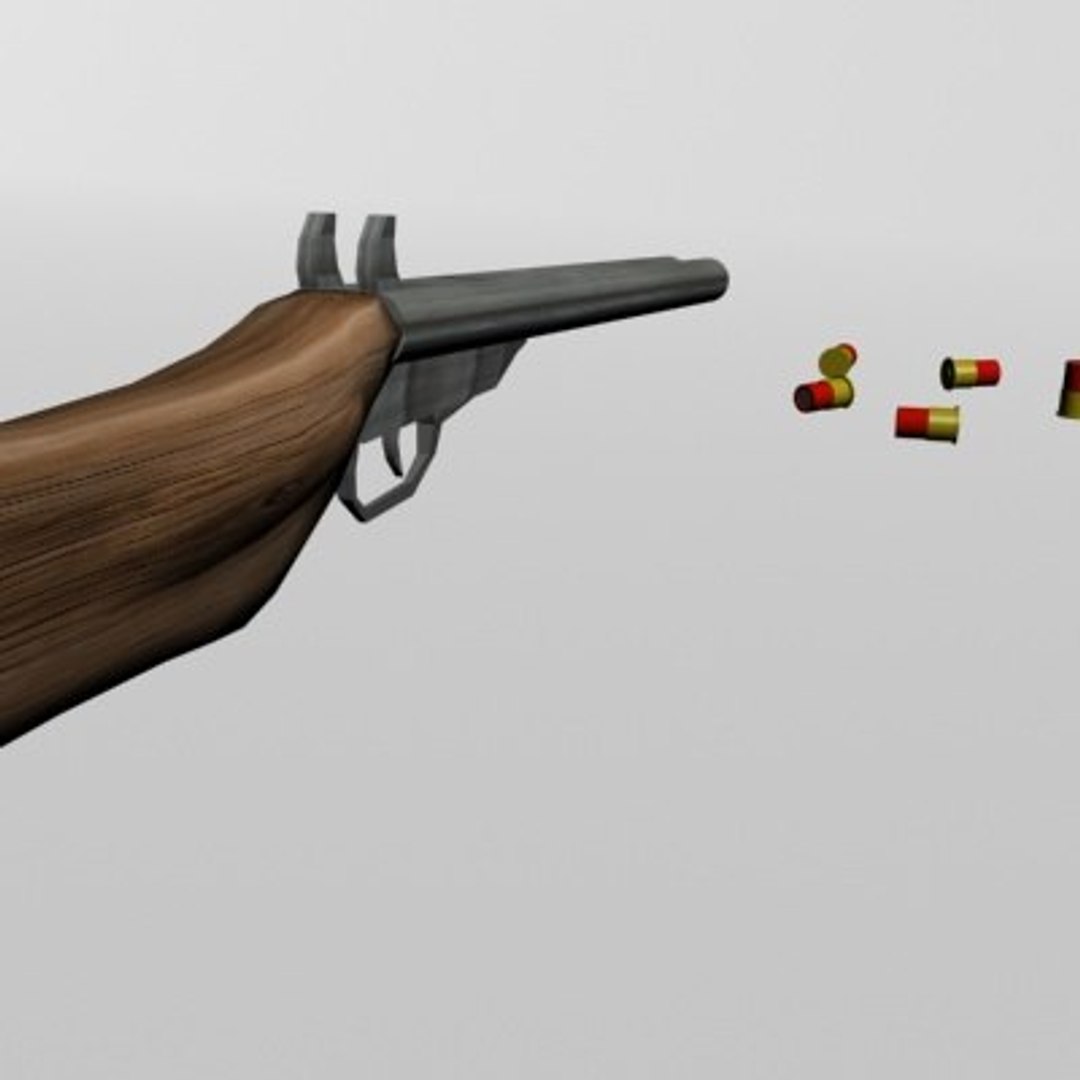 3ds Max Gun Shotgun