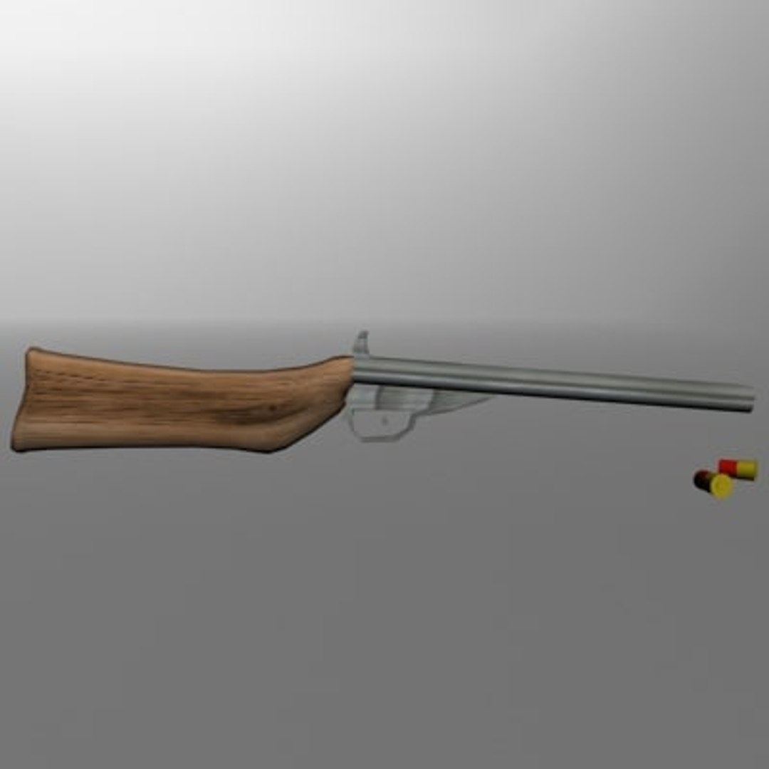 3ds Max Gun Shotgun