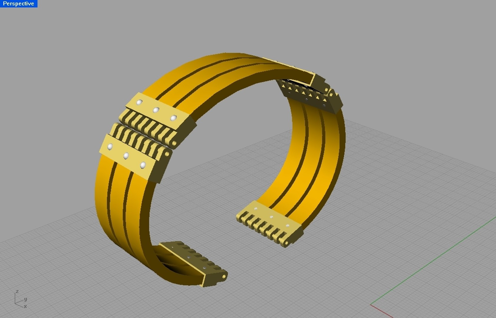 Free 3dm Model Gold Bracelet