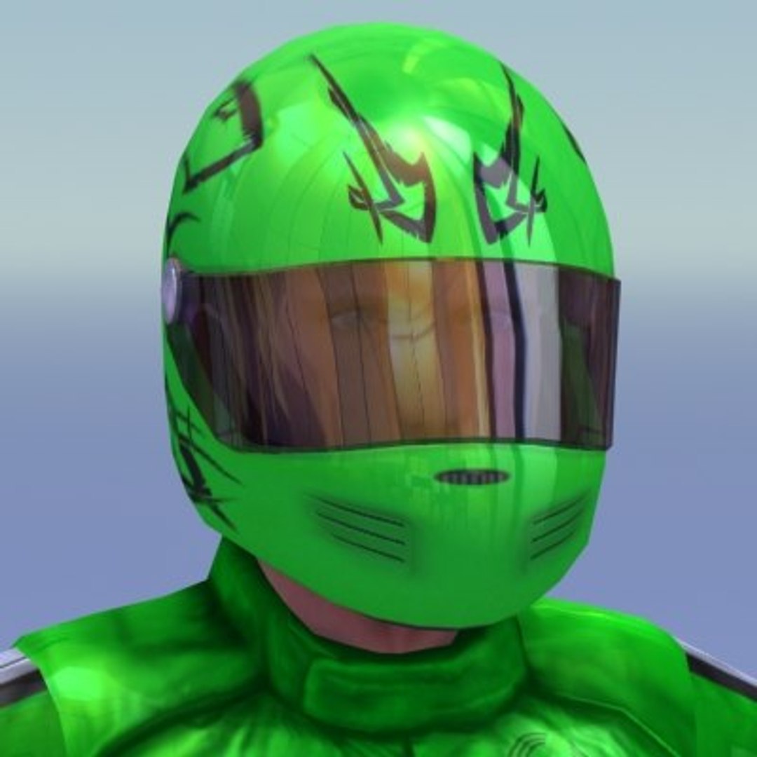 Kawasaki Ninja Rider Riding 3d Model