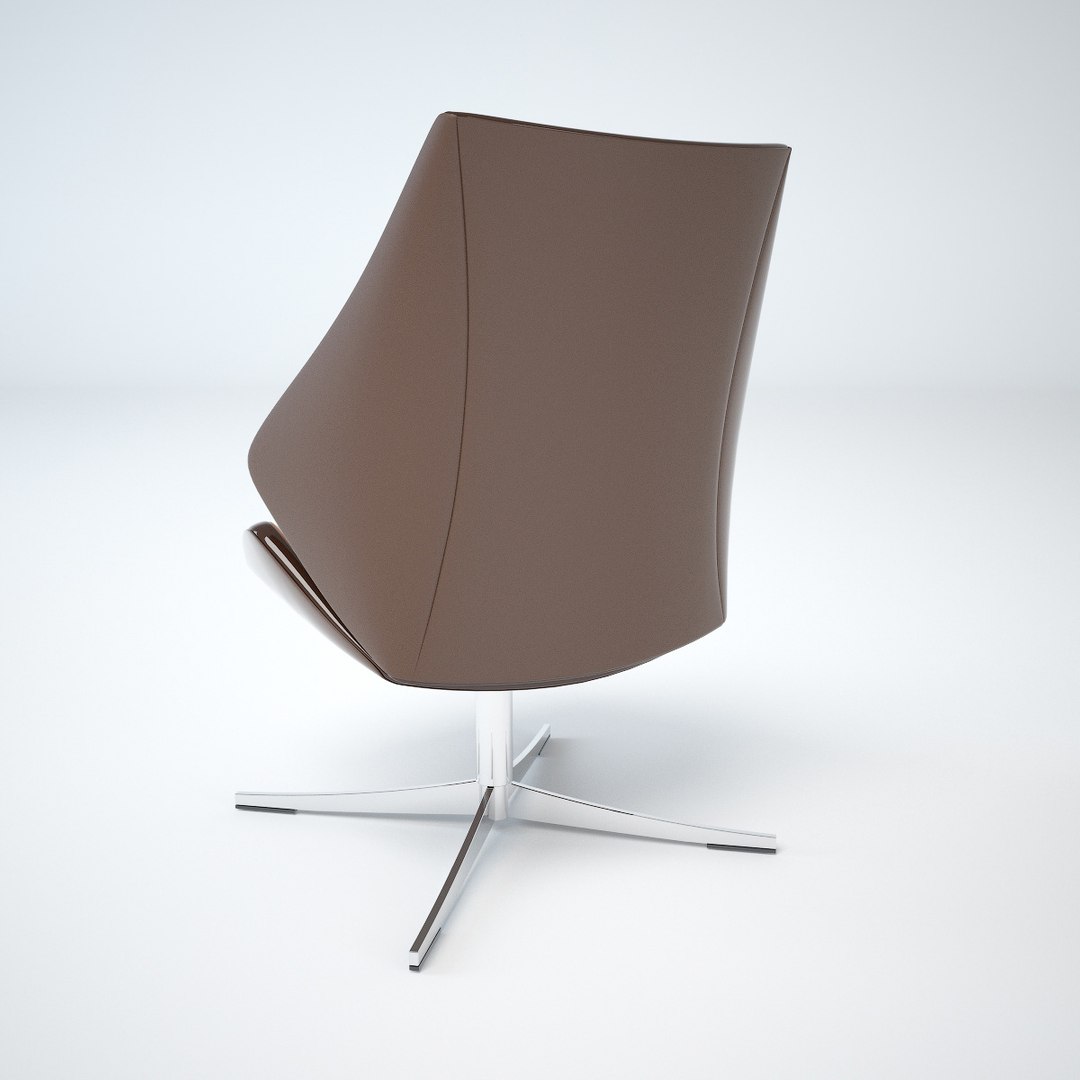 Dauphin 4 Lounge Chair 3d Model