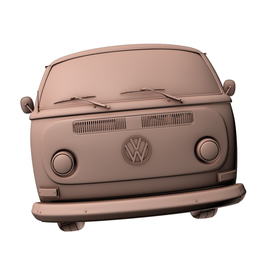 Volkswagen Microbus 3d Model