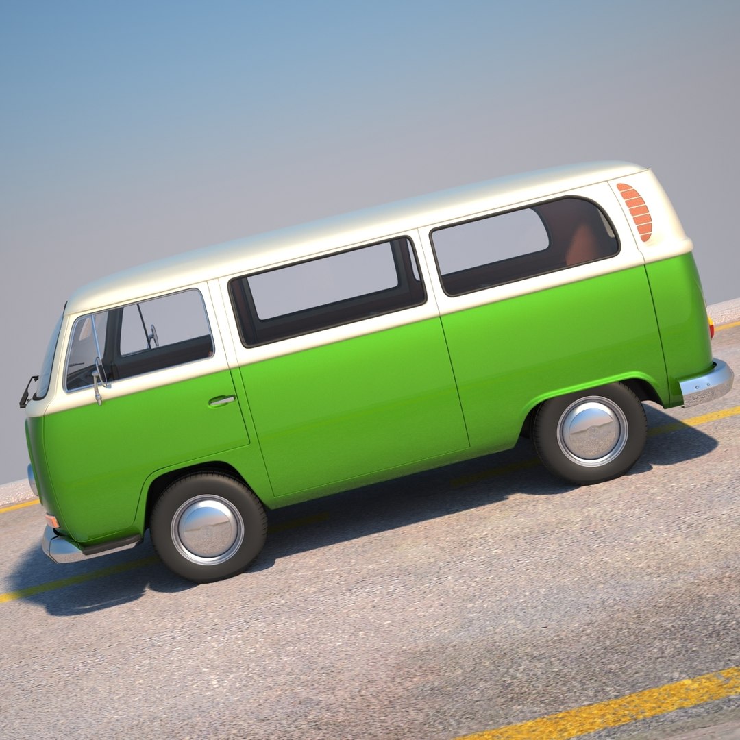 Volkswagen Microbus 3d Model