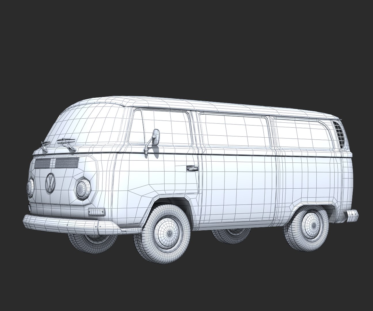 Volkswagen Microbus 3d Model