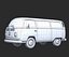 Volkswagen Microbus 3d Model
