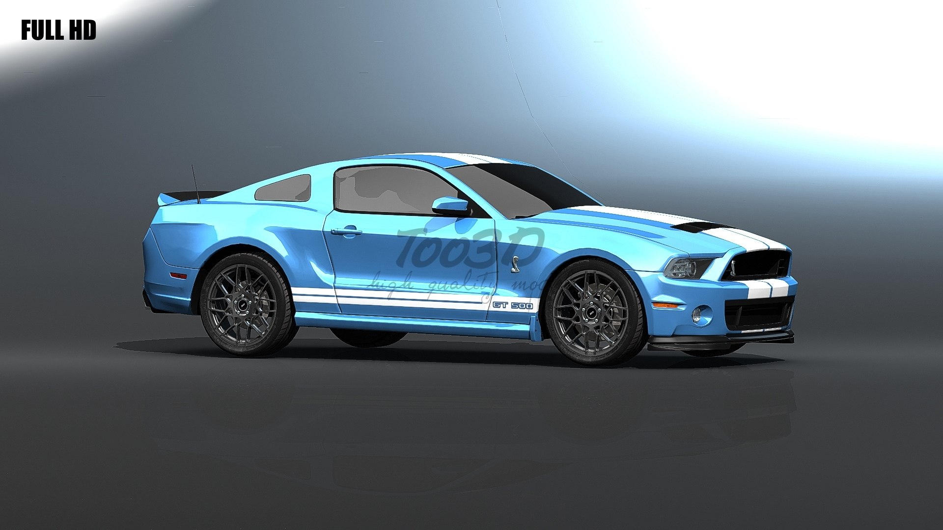 obj gt500 shelby muscle