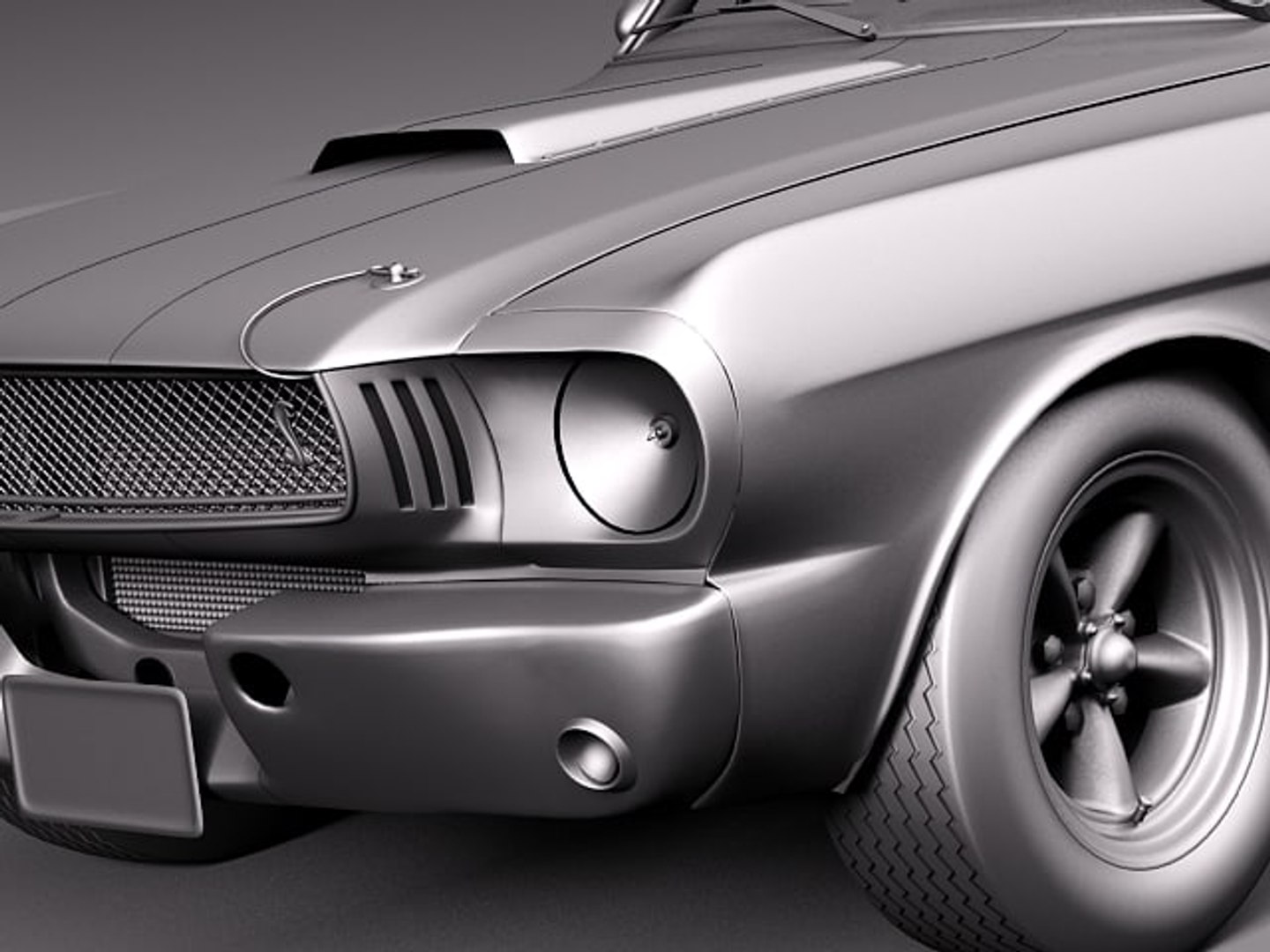 mustang gt350 gt350h g 3d 3ds