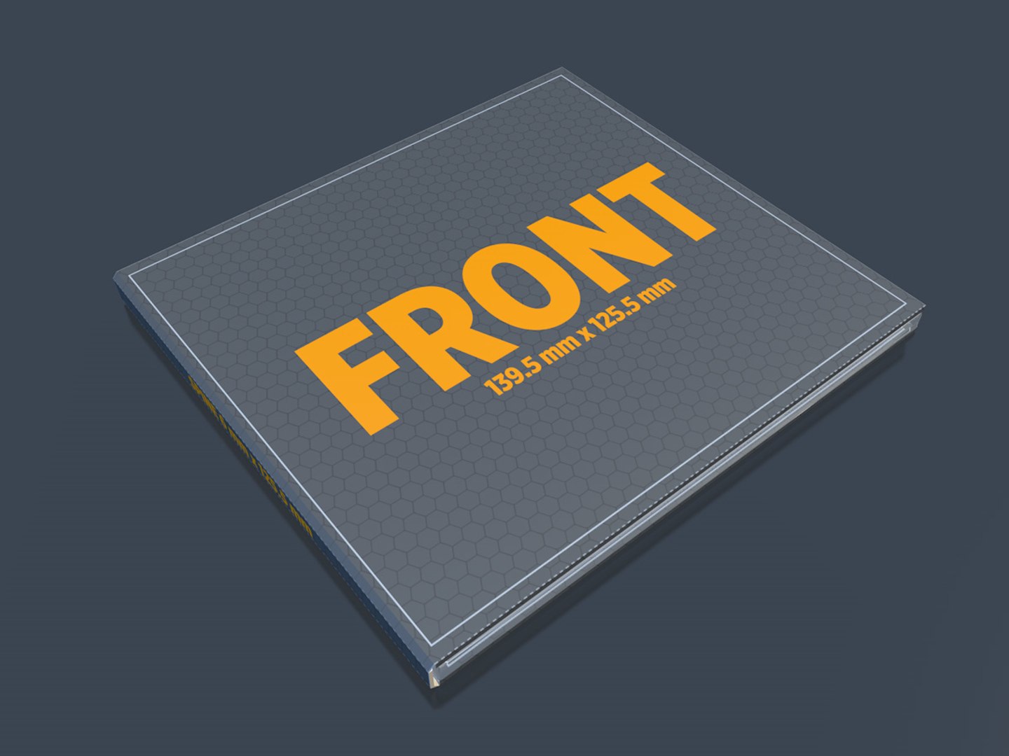 Digipack Package 3d Model