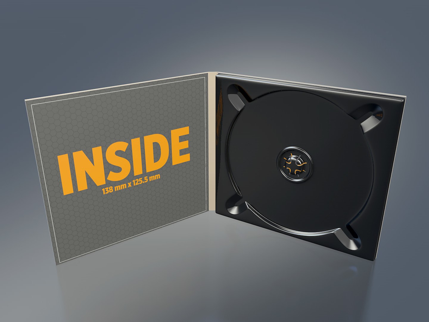 Digipack Package 3d Model