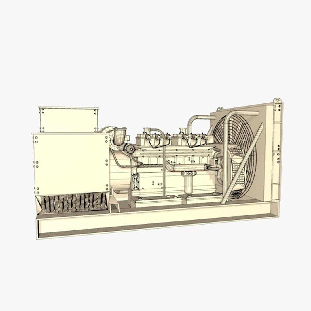 Generator 3d Model