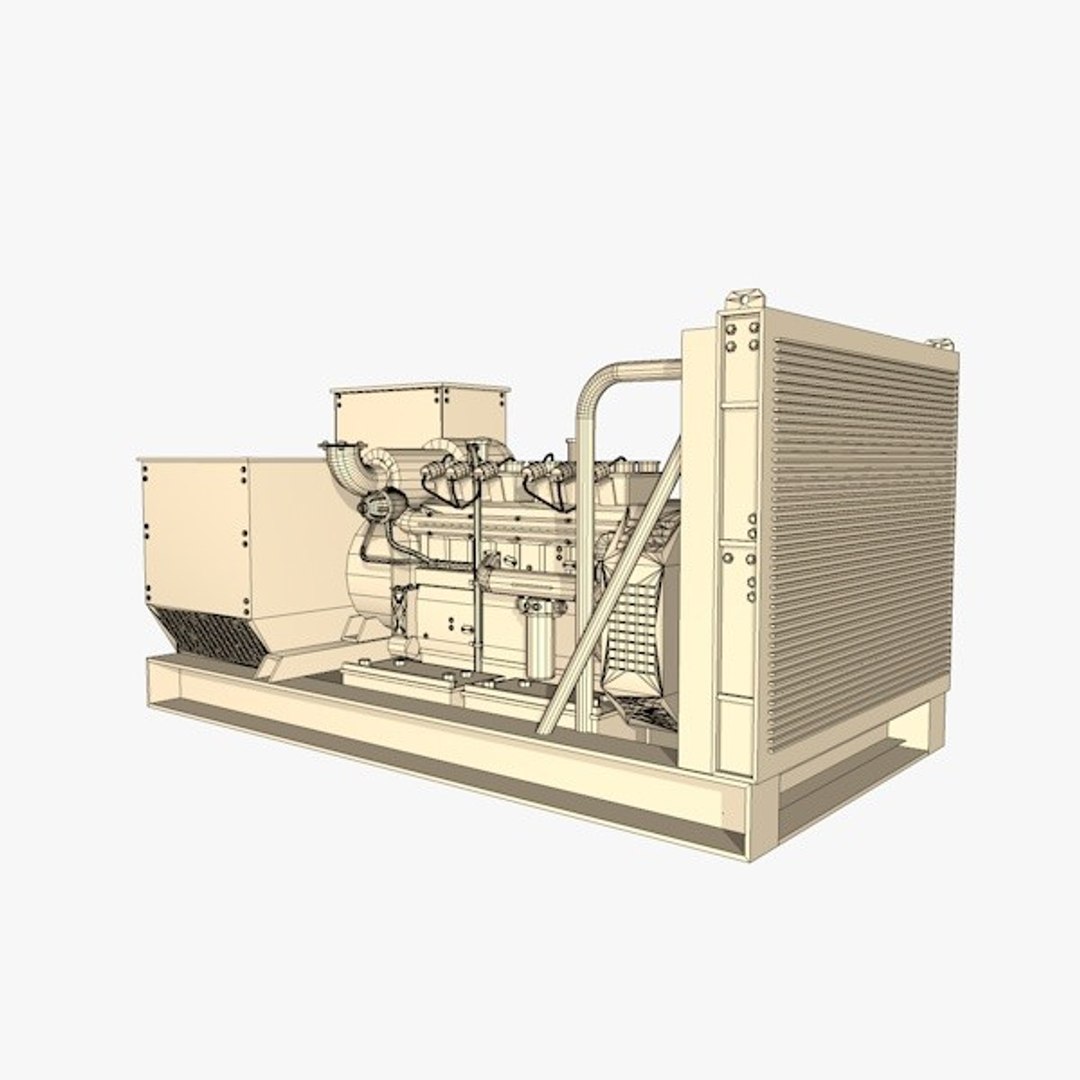Generator 3d Model