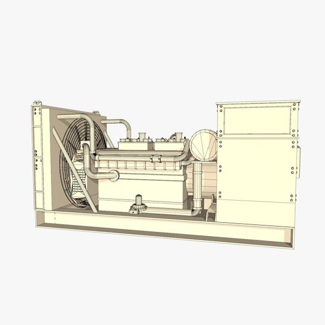 Generator 3d Model