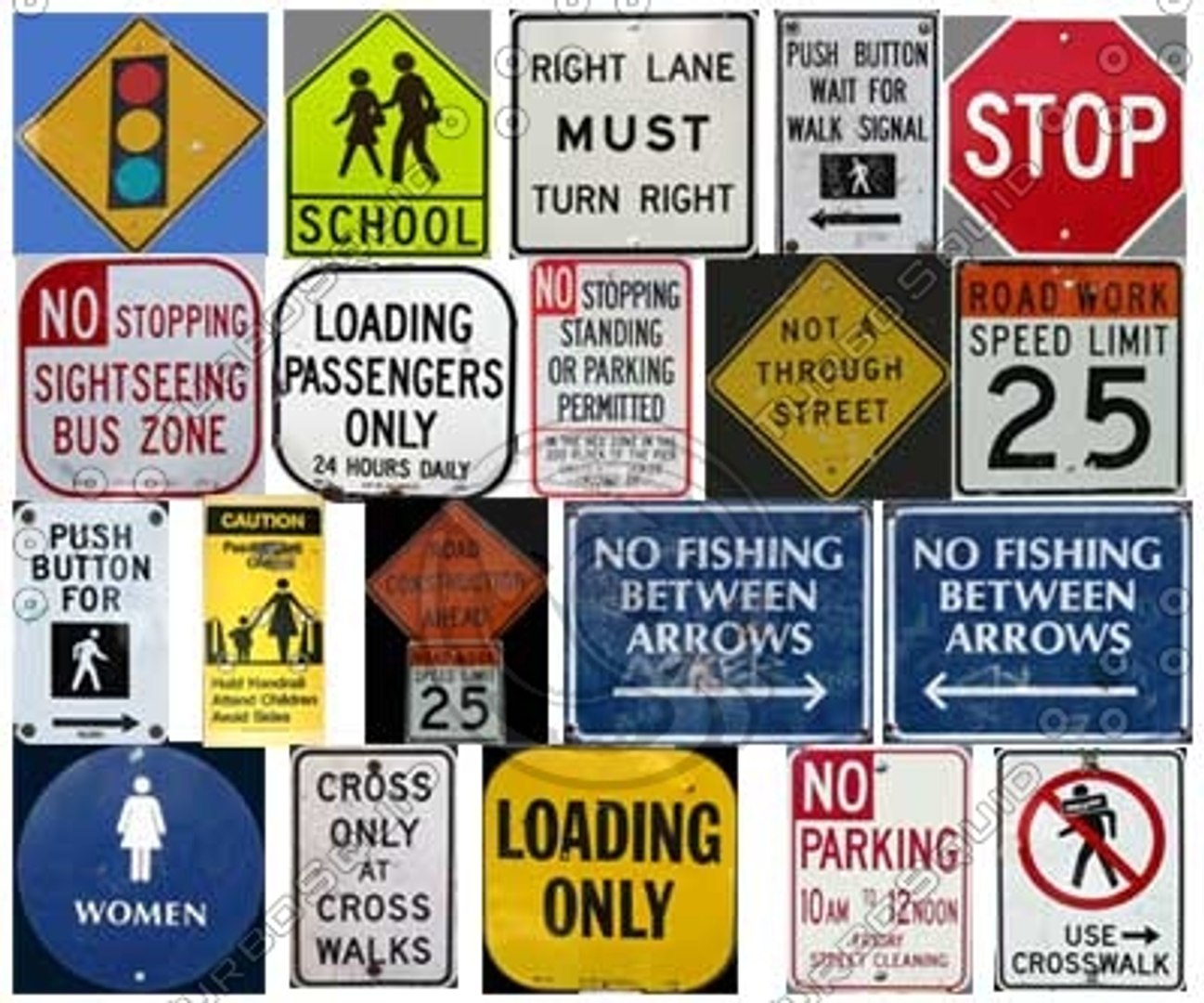 Signs - TurboSquid 202351