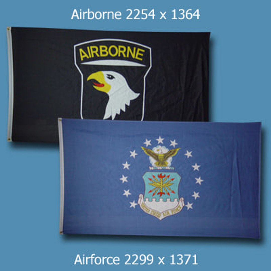 10 Military Flags - TurboSquid 220555