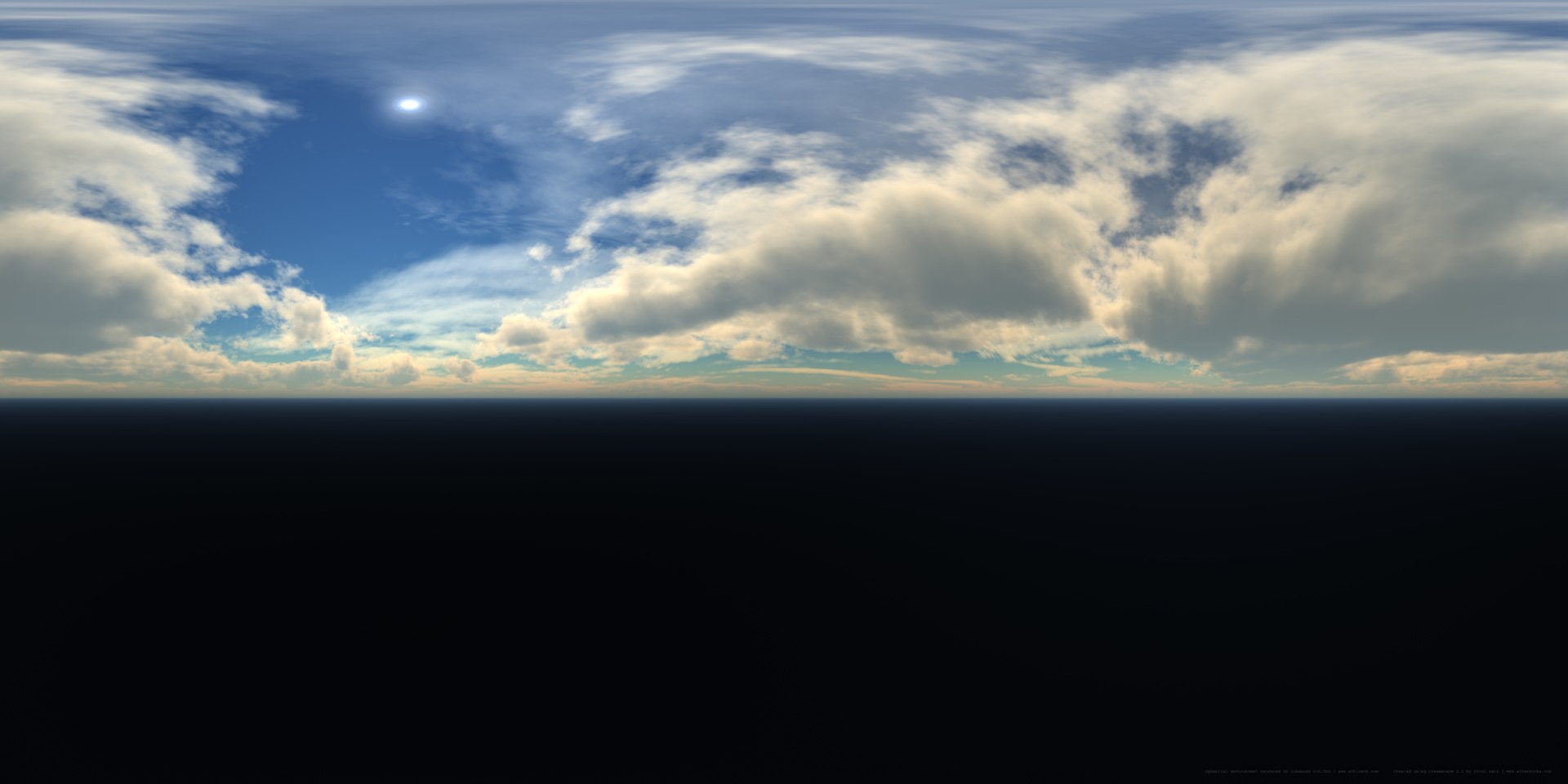 360° Sky Texture: Cloudy Noon - TurboSquid 211719