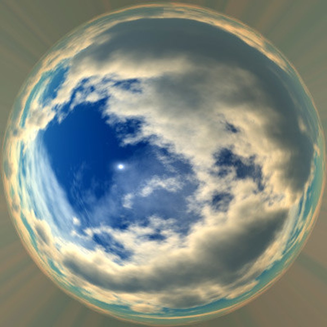 360° Sky Texture: Cloudy Noon - TurboSquid 211719