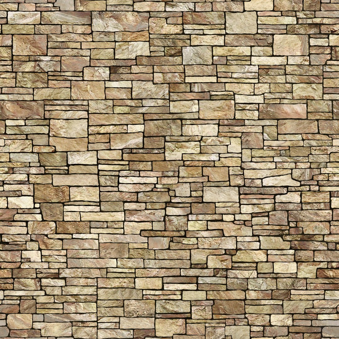 Rectangular Stone Wall - TurboSquid 237530
