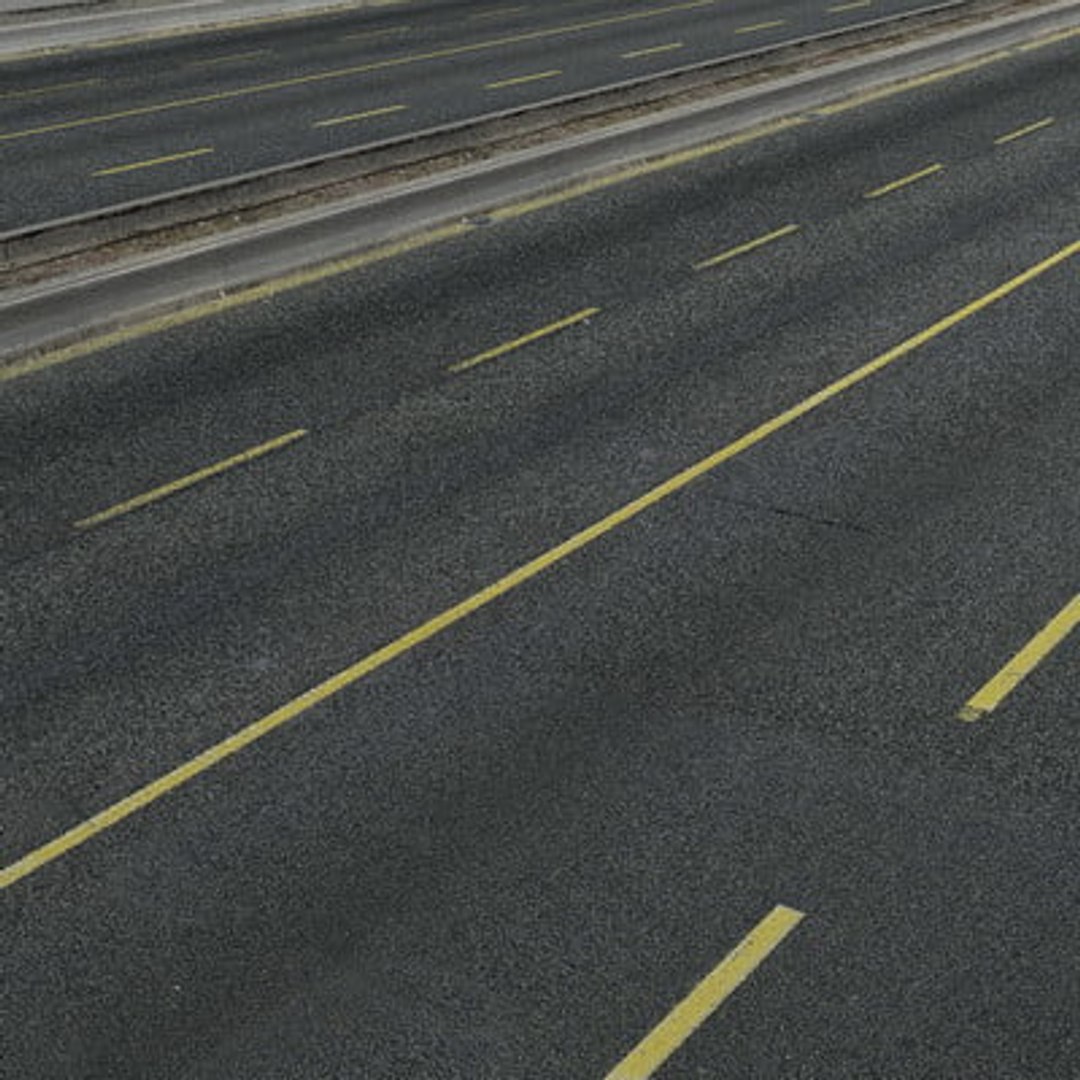 Highway Road 4 Lanes High Resolution - TurboSquid 252636