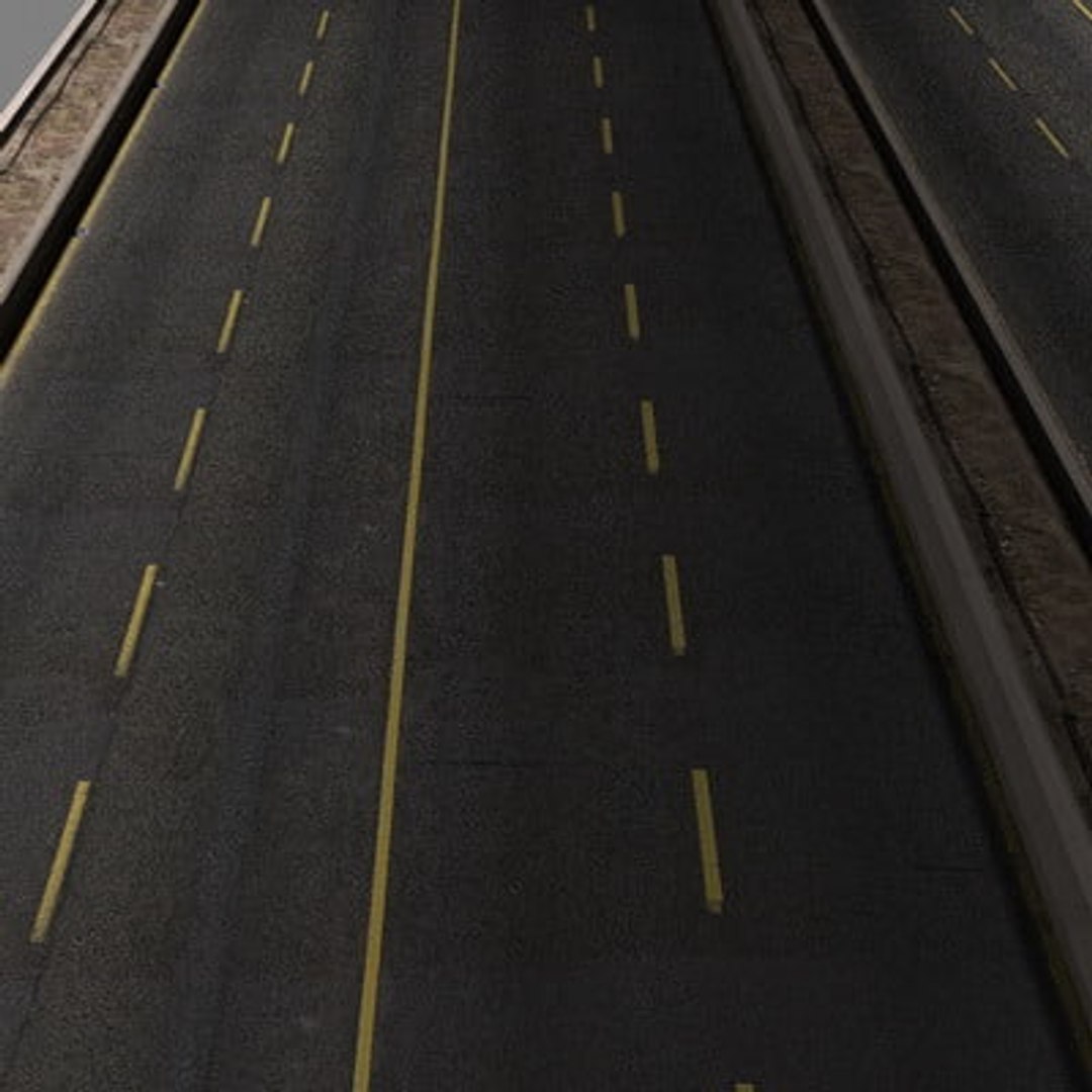 Highway Road 4 Lanes High Resolution - TurboSquid 252636